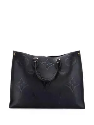 LOUIS VUITTON Onthego Monogram Empreinte Giant Gm Tote Bag - Black