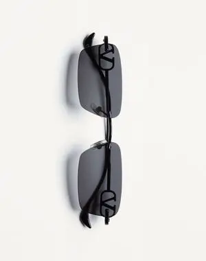 Valentino Garavani Rectangular Metal Sunglasses