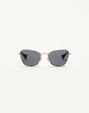 Valentino Garavani Metal Cat-eye Eyewear - Gold/grey