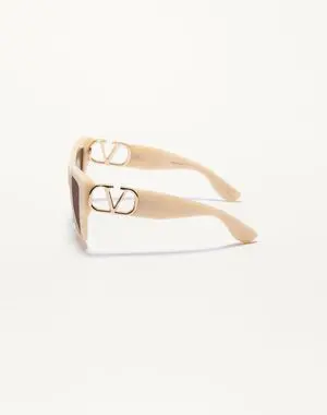Valentino Garavani Rectangular Acetate Sunglasses