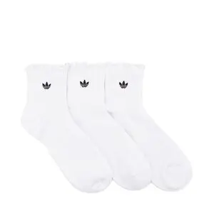 Adidas Originals Ruffle Quarter Socks 3-pack