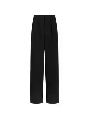 Dolce & Gabbana Wool Gabardine Trousers - Black
