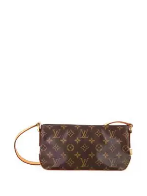 LOUIS VUITTON Trotteur Handbag Monogram Canvas Crossbody Bag - Brown