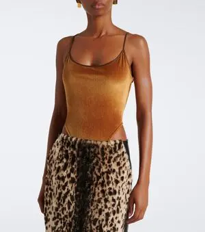 JACQUES WEI Corduroy Bodysuit