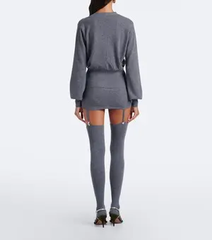 AYA MUSE Costa Miniskirt And Over-the-knee Socks Set