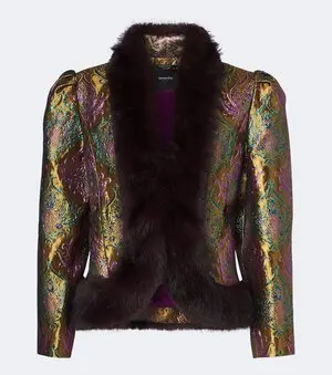 Retrofete Delphira Brocade Jacket - Multicoloured