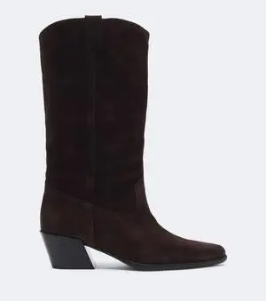 Staud Monty Suede Knee-high Boots