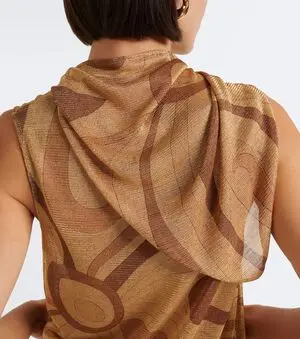 Emilio Pucci Marmo Lurex® Voile Scarf