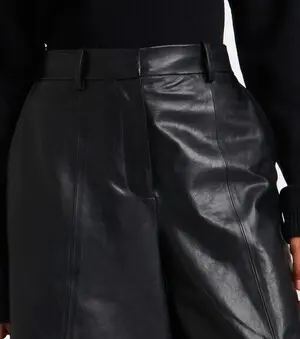 JOSEPH Asia Leather Bermuda Shorts