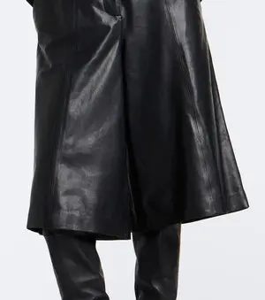 JOSEPH Asia Leather Bermuda Shorts