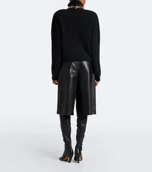 JOSEPH Asia Leather Bermuda Shorts