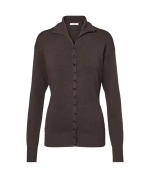 LEMAIRE Wool Cardigan - Brown