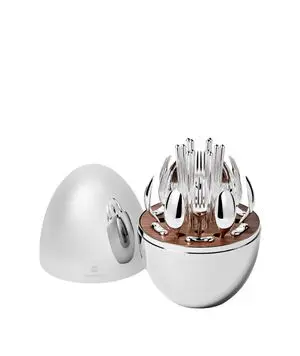 Christofle Mood Asia -plated 24-piece Cutlery Set - Silver