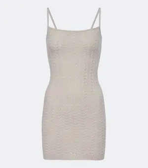 AYA MUSE Alia Wool And Alpaca-blend Minidress