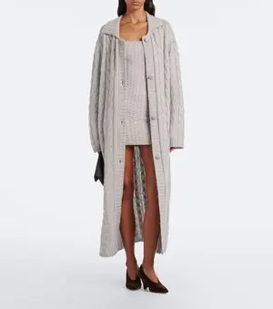 AYA MUSE Alia Wool And Alpaca-blend Minidress