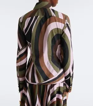 Emilio Pucci Iride Cotton Muslin Shirt