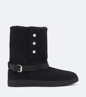 Isabel Marant Étoile Nolyz Shearling-lined Suede Ankle Boots