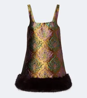 Retrofete Sulvie Brocade Minidress - Multicoloured