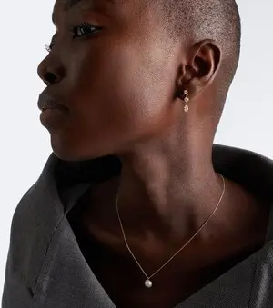 Sophie Bille Brahe Amis Ovale 18kt Drop Earrings With Diamonds