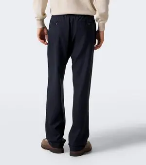 GOD'S TRUE CASHMERE Navy Soul Cashmere Wide-leg Pants