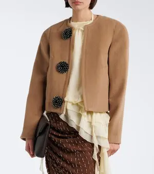 JACQUES WEI Embellished Wool Jacket