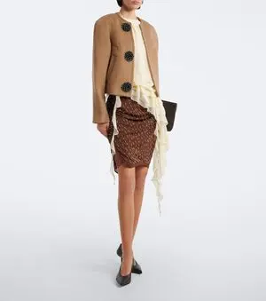 JACQUES WEI Embellished Wool Jacket