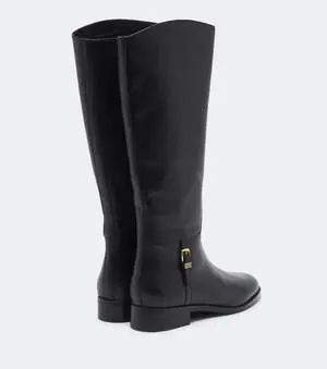 Veronica Beard Arabelle Leather Knee-high Boots