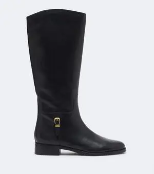 Veronica Beard Arabelle Leather Knee-high Boots