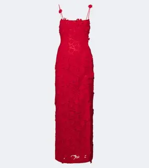 Blumarine Guipure Lace Gown
