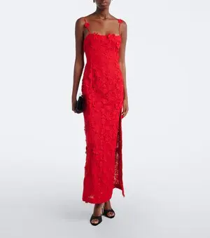Blumarine Guipure Lace Gown