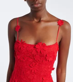 Blumarine Guipure Lace Gown