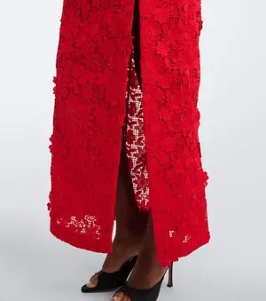 Blumarine Guipure Lace Gown