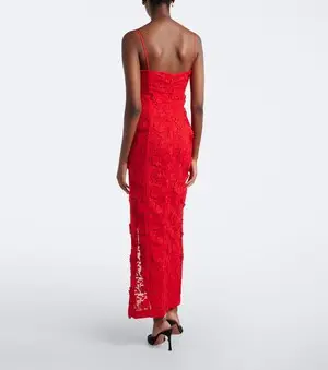 Blumarine Guipure Lace Gown