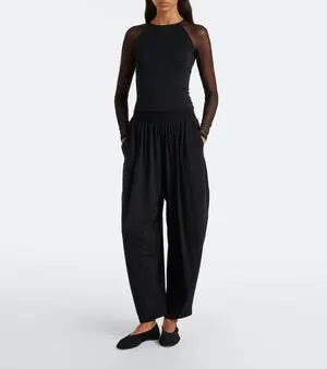 ERES Marita Tulle-trimmed T-shirt