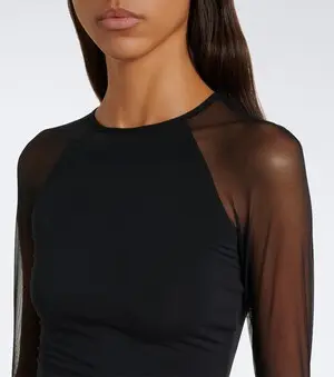 ERES Marita Tulle-trimmed T-shirt
