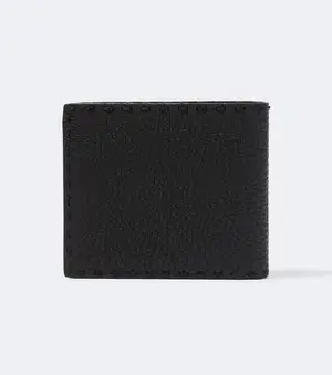Fendi Embossed Leather Bifold Wallet
