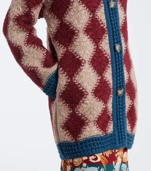 La DoubleJ Crochet Wool And Alpaca-blend Cardigan