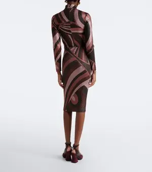 Emilio Pucci Iride Lurex® Jersey Pencil Skirt
