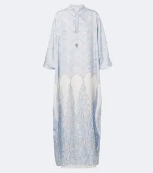Emilio Pucci Baiadera Silk Twill Kaftan