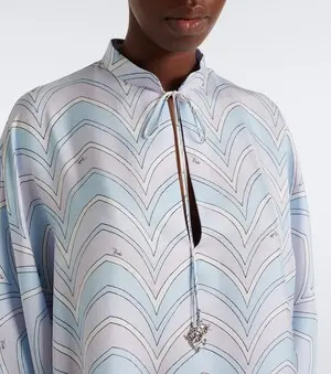 Emilio Pucci Baiadera Silk Twill Kaftan
