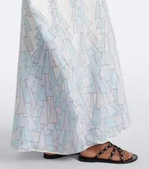 Emilio Pucci Baiadera Silk Twill Kaftan