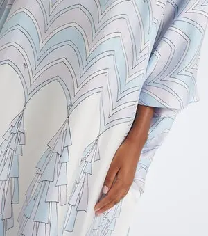 Emilio Pucci Baiadera Silk Twill Kaftan