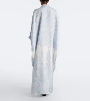 Emilio Pucci Baiadera Silk Twill Kaftan