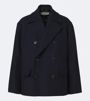 Dries Van Noten Double-breasted Wool-blend Jacket