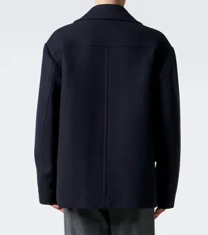 Dries Van Noten Double-breasted Wool-blend Jacket