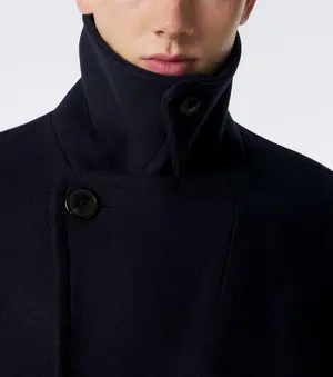 Dries Van Noten Double-breasted Wool-blend Jacket