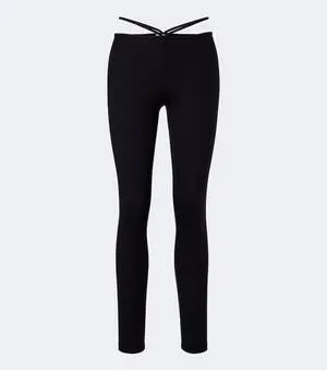 ERES Torres Ribbed-knit Leggings - Black