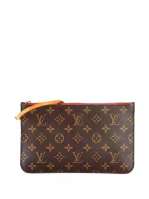 LOUIS VUITTON Neverfull Pochette Monogram Canvas Large Pouch