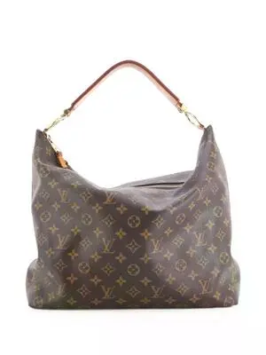 LOUIS VUITTON Sully Handbag Monogram Canvas Mm Hobo Bag