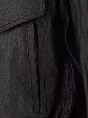 DUNST Leather Bomber Jacket